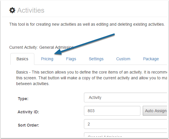 Outbound/Ascent: Pricing Tab - How to Set Taxes for an Activity