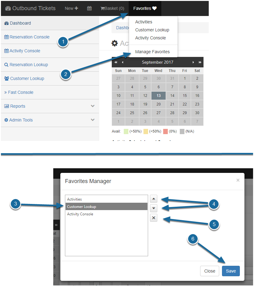 Outbound/Ascent: How to Add and Manage Favorite Pages